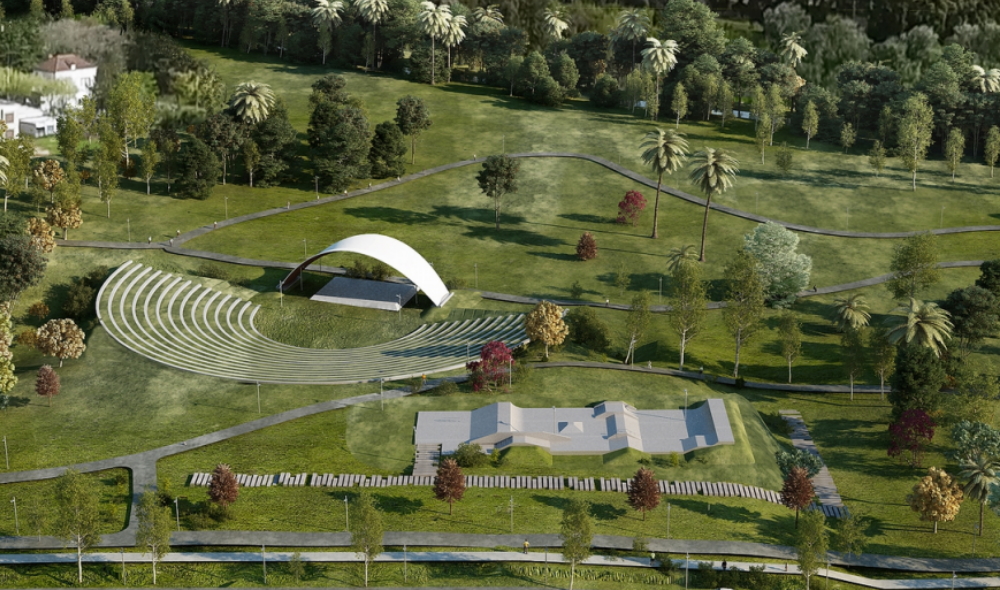 Anfiteatro del Parque Metropolitano de La Paz : Obra Canelones